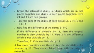 Lesson 9 divisibility rules | PPTX