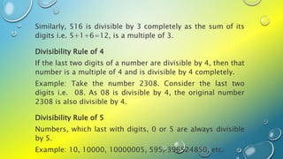 Lesson 9 divisibility rules | PPTX