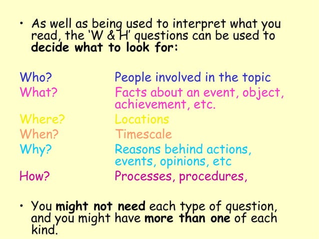 Lesson 9 Investigation Questions | PPT