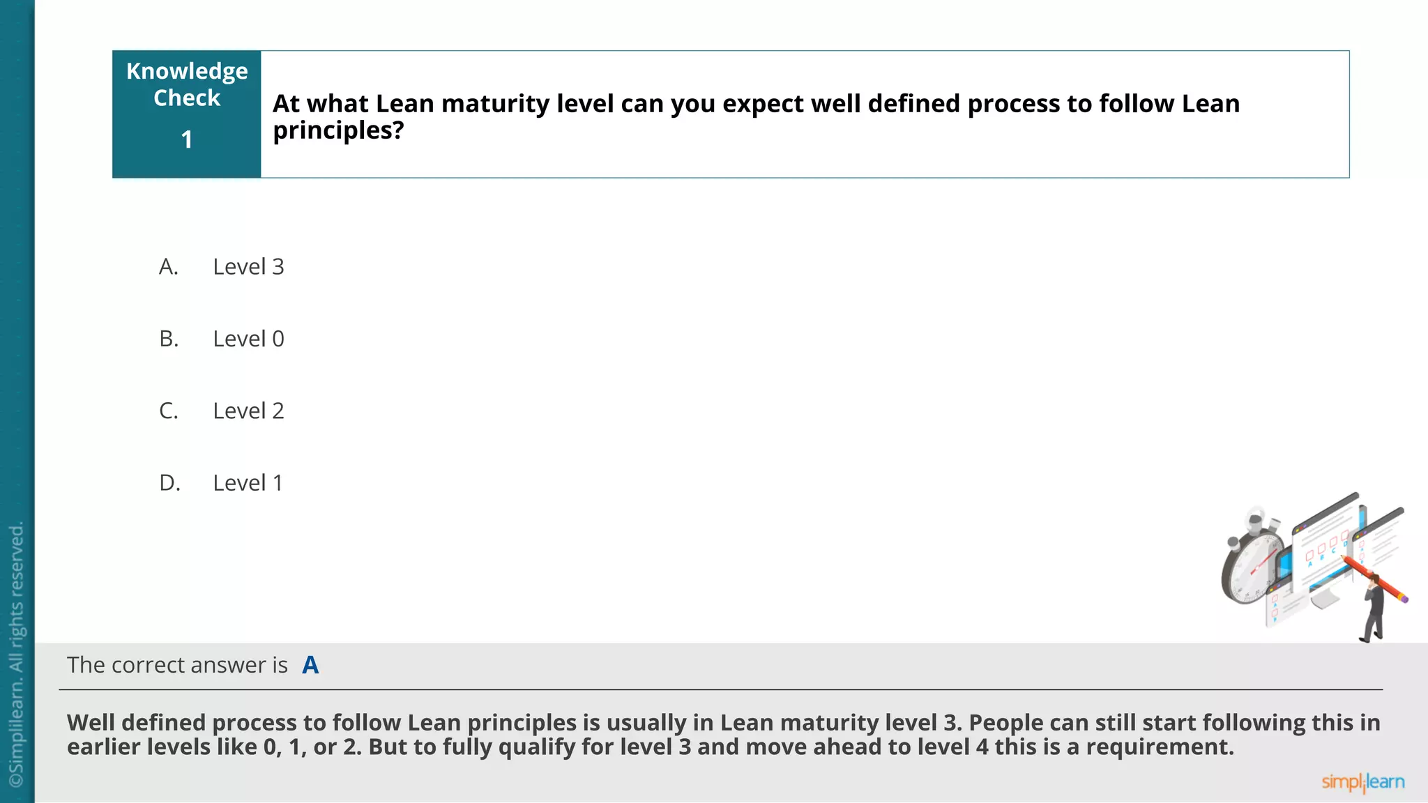 Lesson 9 - Lean Maturity Matrix | PDF