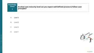 Lesson 9 - Lean Maturity Matrix | PDF