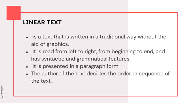 Lesson 9 Linear And Non Linear Textspptx Databases Computer Software And Applications