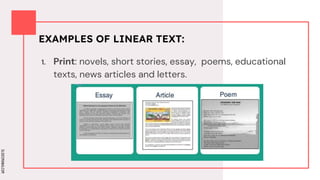 LESSON 9-LINEAR AND NON-LINEAR TEXTS.pptx