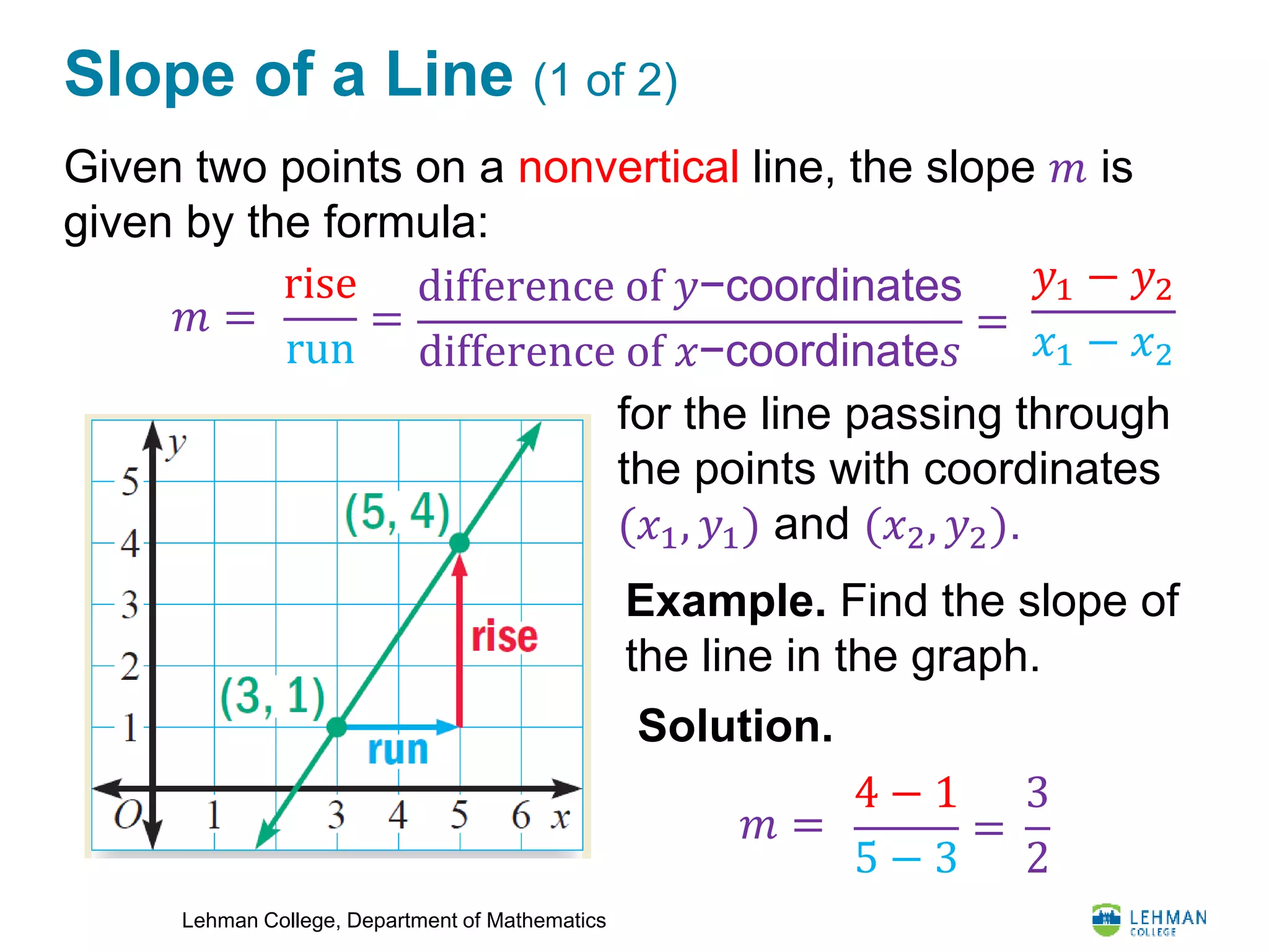Lesson 9: Linear Relations and Lines | PPTX