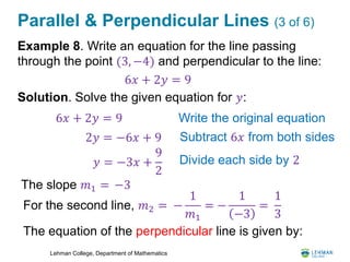 Lesson 9: Linear Relations and Lines | PPTX