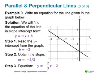 Lesson 9: Linear Relations and Lines | PPTX