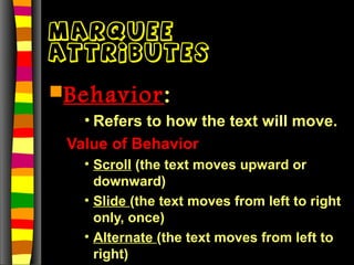 Marquee | PPT