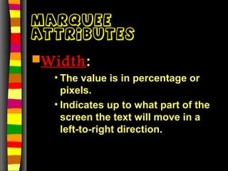 Marquee | PPT