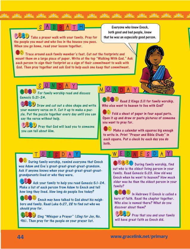 Lesson 9 | Primary | Sabbath School | Second Quarter 2015 | PDF