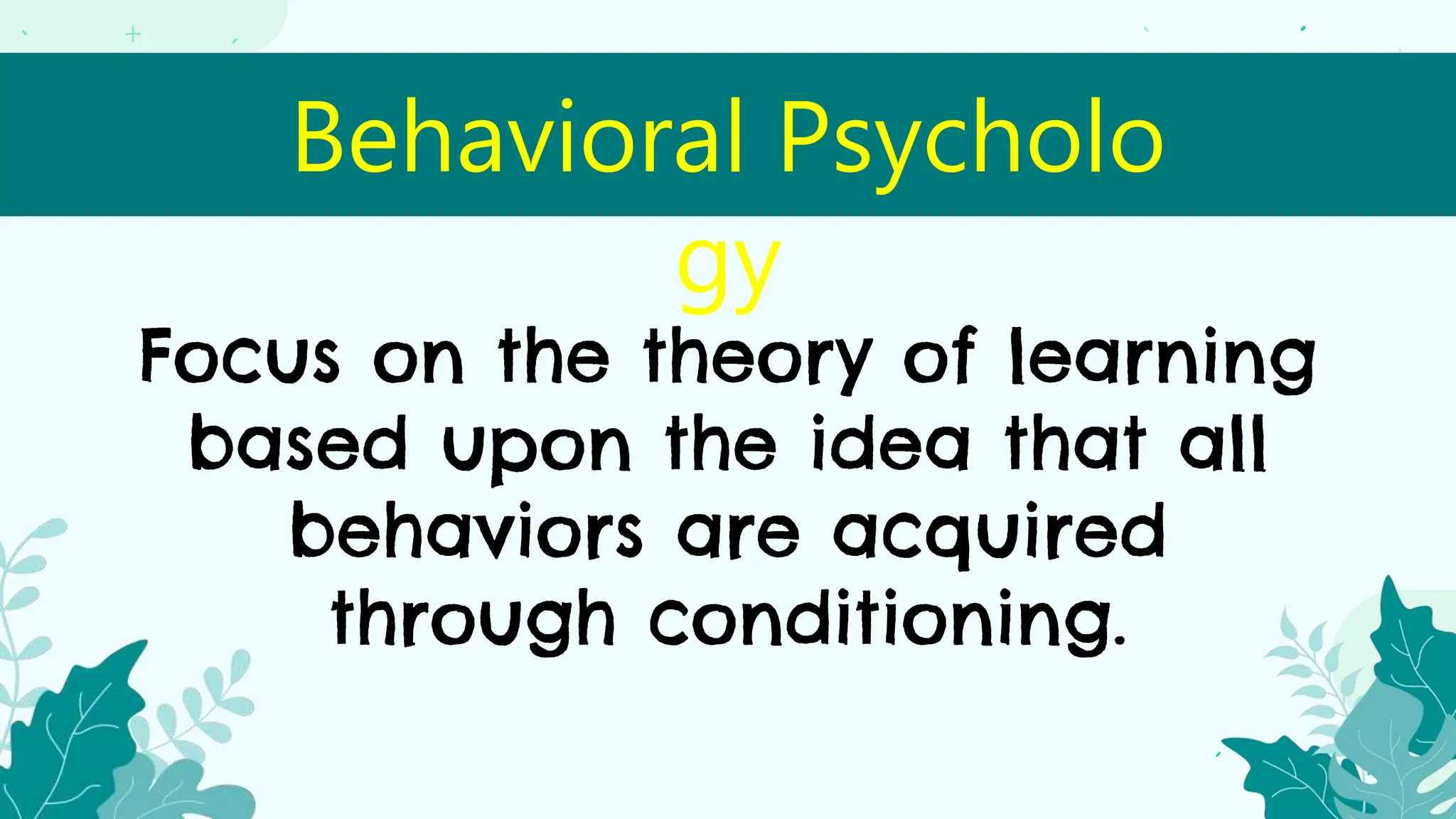 PSYCHOLOGY - Discipline and ideas in the social sciences | PPTX