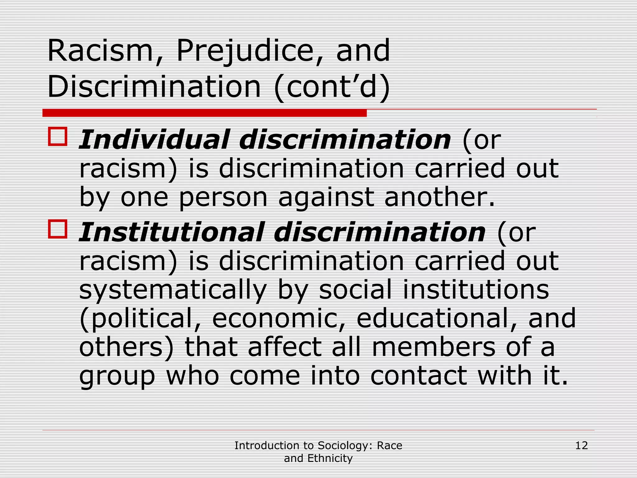 Race and ethnicity - Robert Wonser | PPT