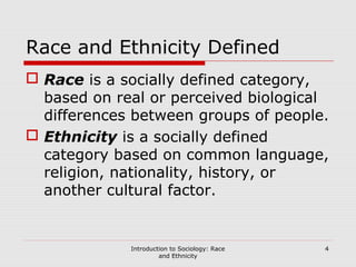 Race and ethnicity - Robert Wonser | PPT