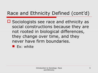 Race and ethnicity - Robert Wonser | PPT