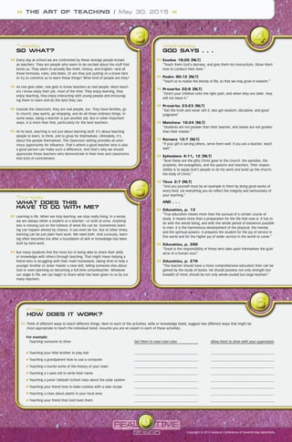 Lesson 9 | Real Time – faith | Sabbath School | Second Quarter 2015 | PDF