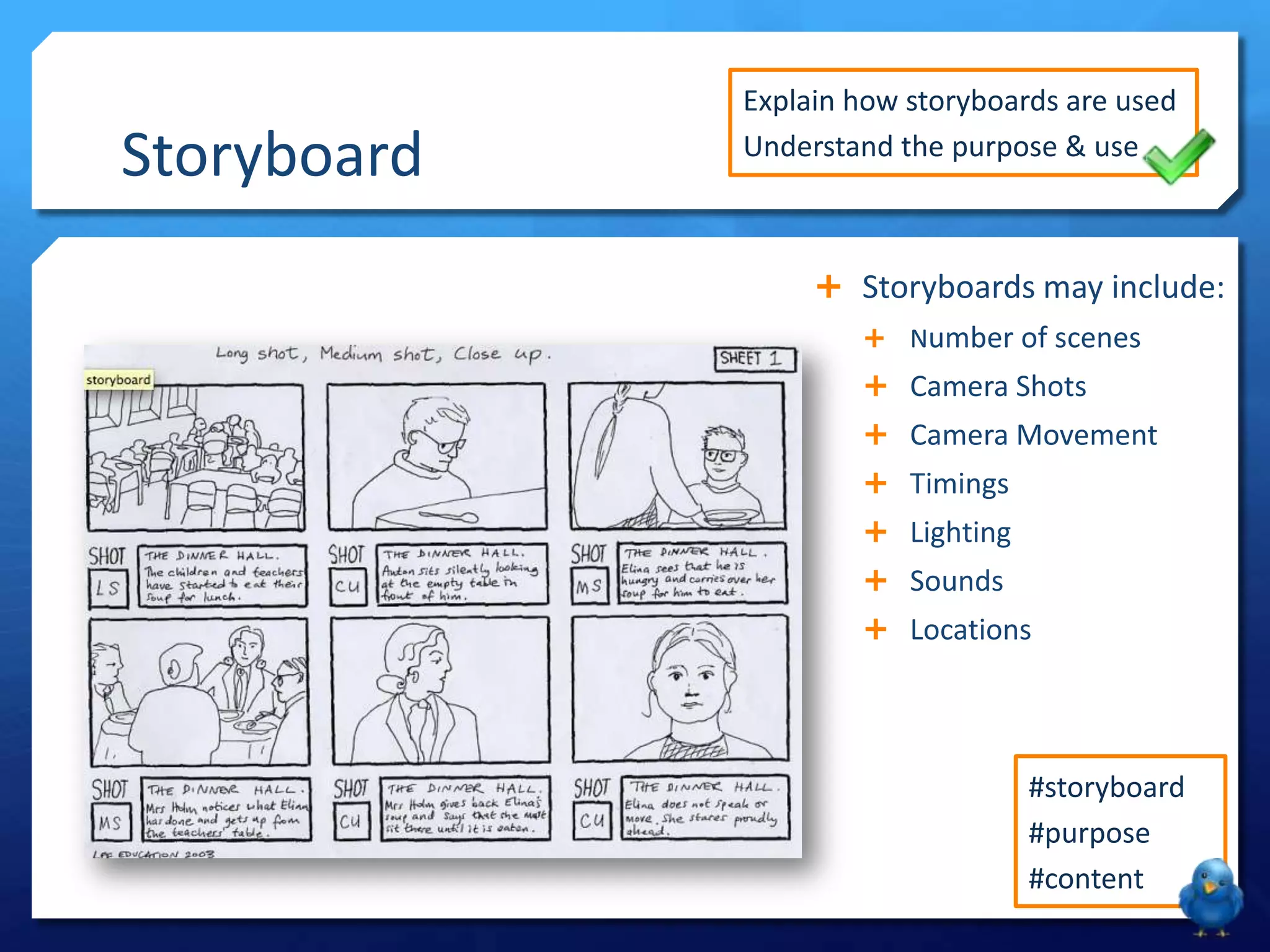 LO1 - Lesson 9 - Storyboard | PPTX