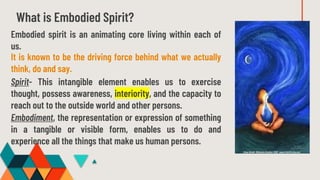 Lesson 9- The Human Person as an Embodied Spirit - Hand outs.pdf