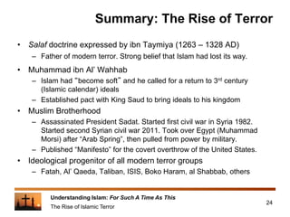 Lesson 9 The Rise of Islamic Terror | PPTX