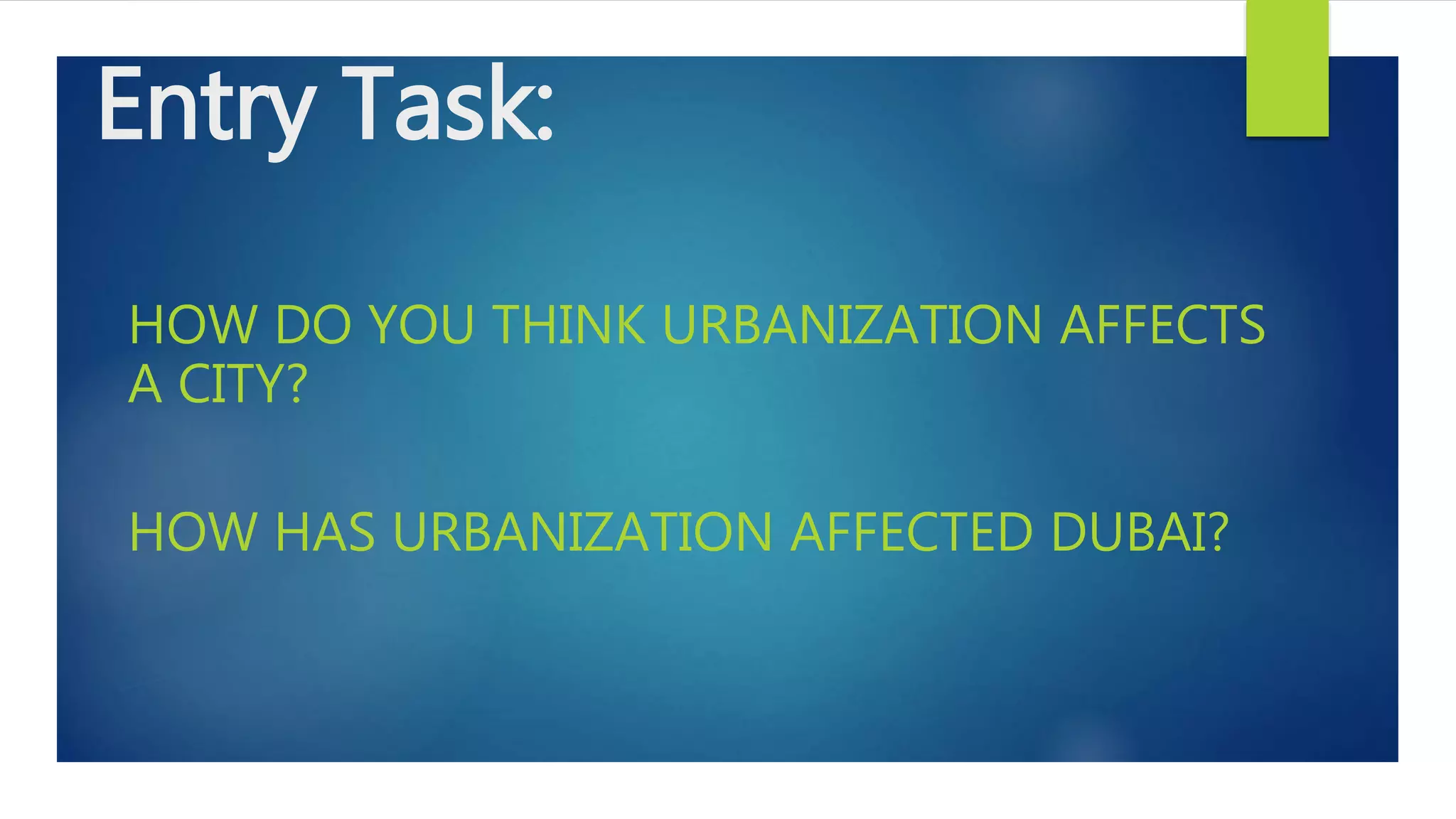Lesson 9 Urbanization- population graph | PPT