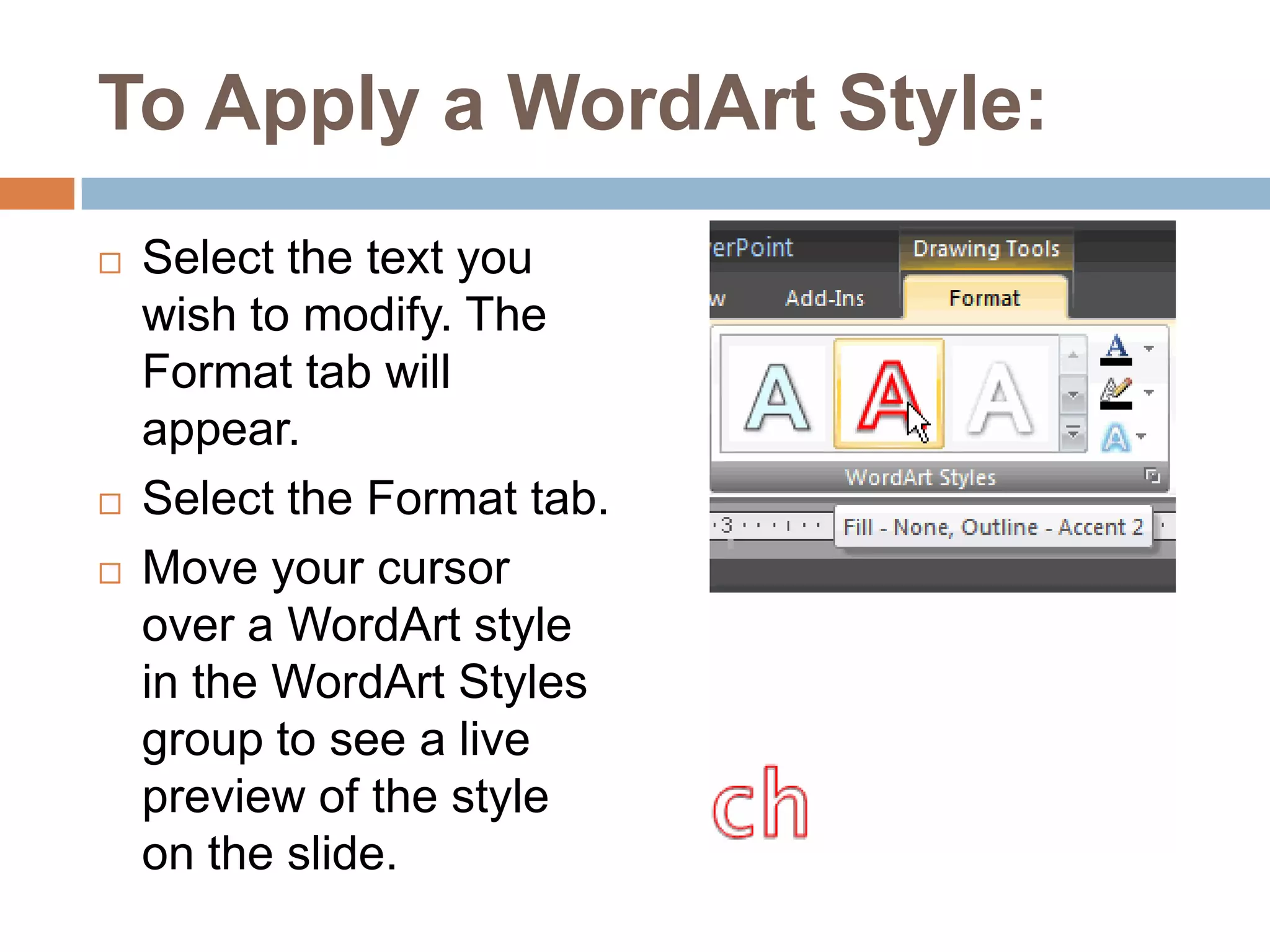 Lesson 9 word and arts shapes | PPTX