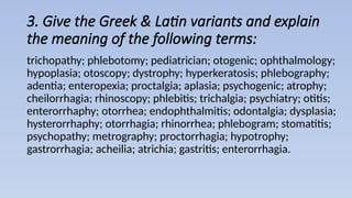 lesson 9 latin presentation subjectedjjvgxjv | PPTX