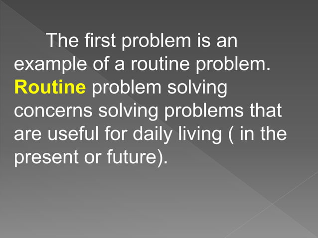 Lesson 96 identifying routine and non-routine problem solving of ...