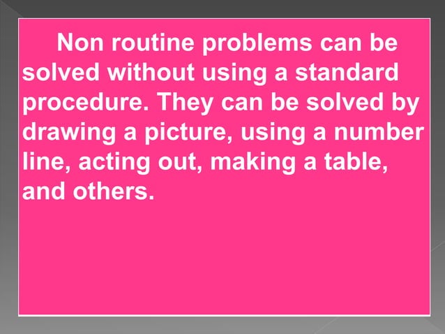 Lesson 96 Identifying Routine And Non Routine Problem Solving Of Temperature Pptx Weather