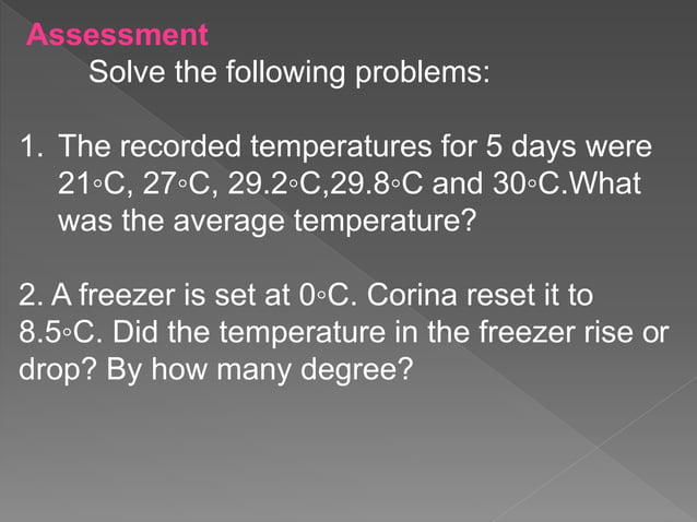 Lesson 96 Identifying Routine And Non Routine Problem Solving Of Temperature Pptx Weather