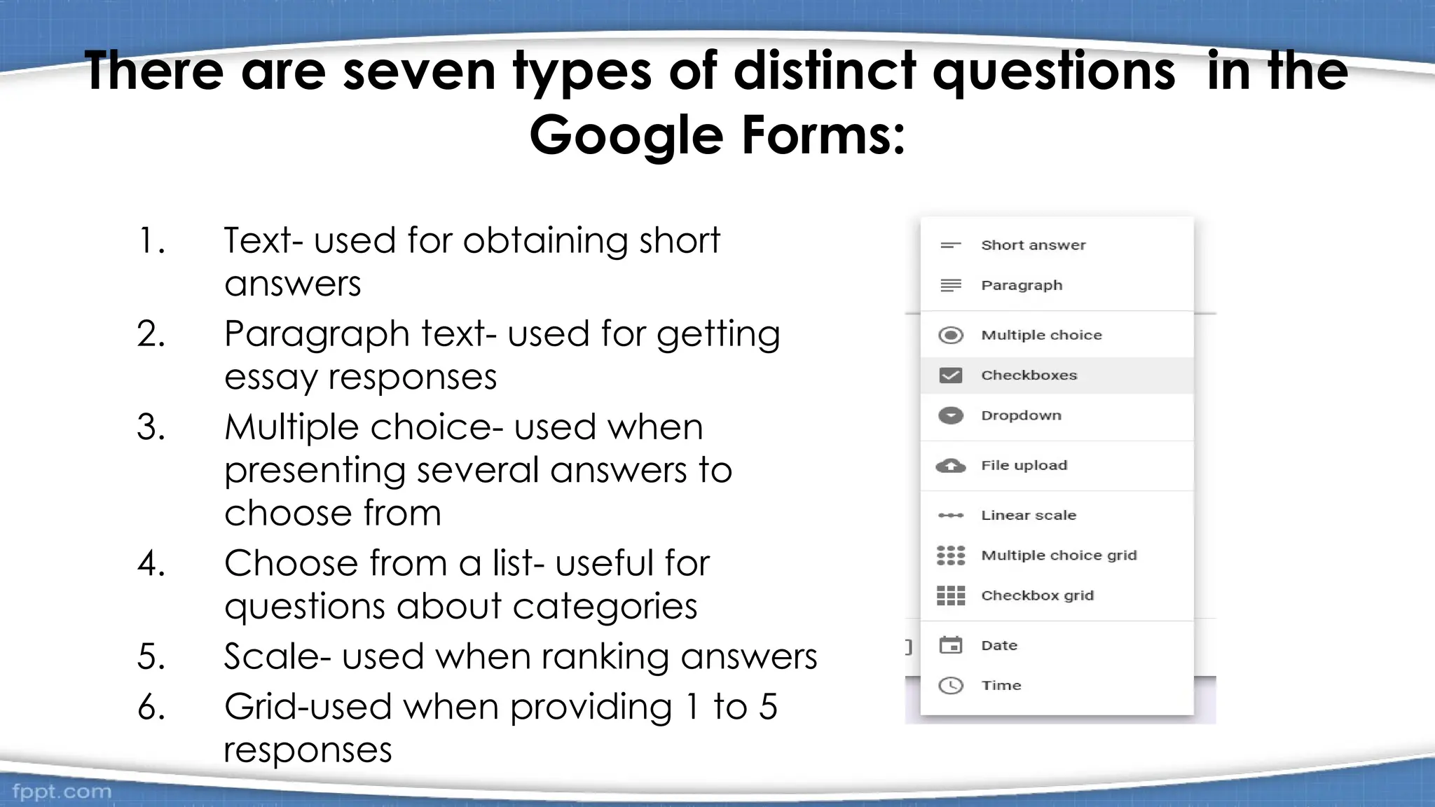 Lesson 9 Creating an Online Survey Form..pptx | Internet for Beginners ...