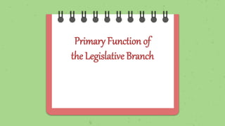 Lesson 9 Functions of Legislative Branch.pptx | Political Issues ...