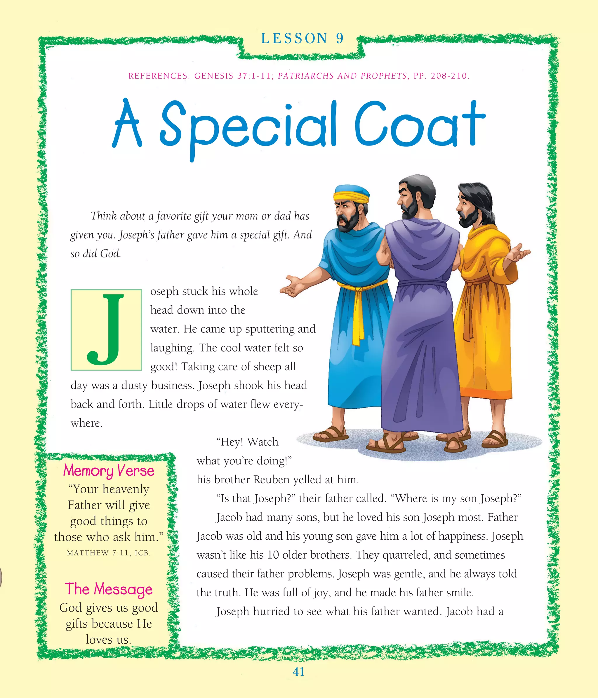 Lesson 9 | Kindergarten | Sabbath School | Second Quarter 2015 | PDF