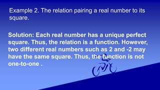 one to one function | PPTX