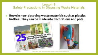 Lesson 9 safety precautions | PPTX