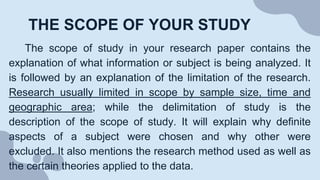Practical Research 1 Lesson 9 Scope and delimitation.pptx