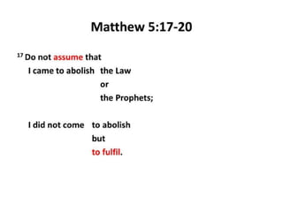 Lesson 9; Sermon on the Mount Matthew 5;17-20.pptx