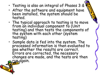 Lesson 9 system develpment life cycle | PPT