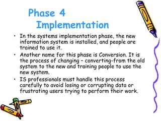 Lesson 9 system develpment life cycle | PPT