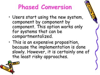 Lesson 9 system develpment life cycle | PPT