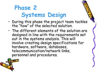 Lesson 9 system develpment life cycle | PPT