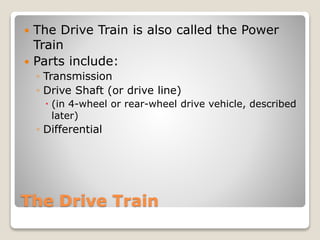 Lesson 9: The Drivetrain | PPTX