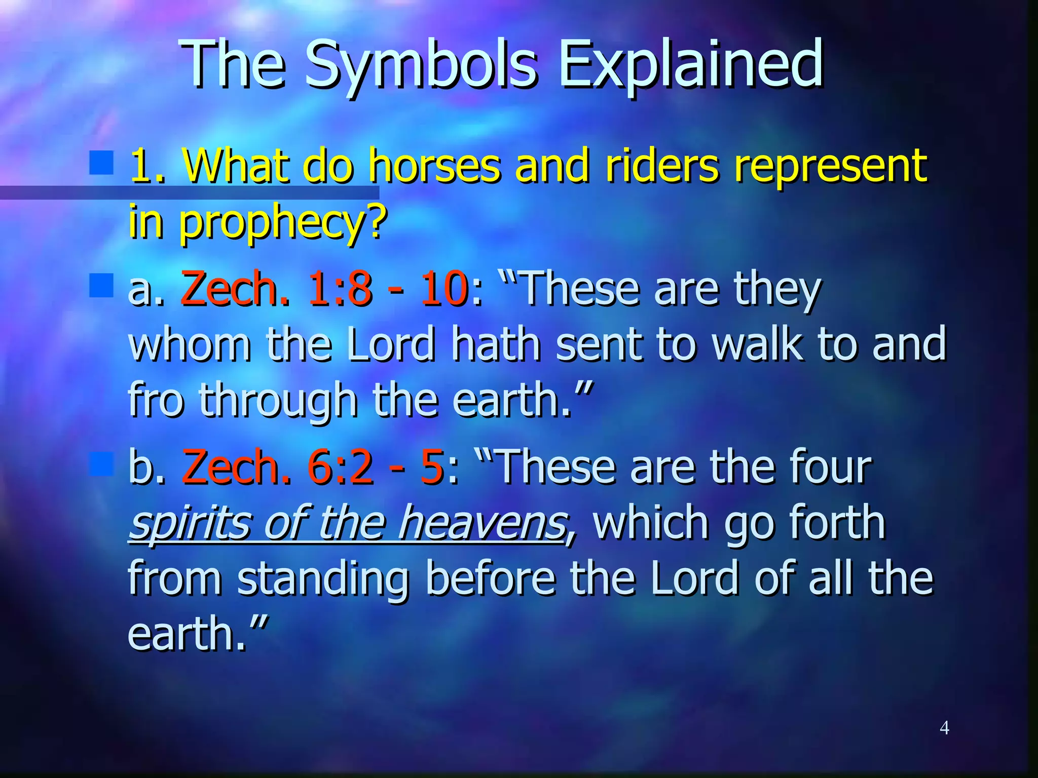Lesson 9 The Four Horsemen | PPT
