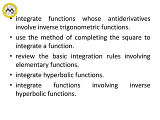 Lesson 9 transcendental functions | PPTX