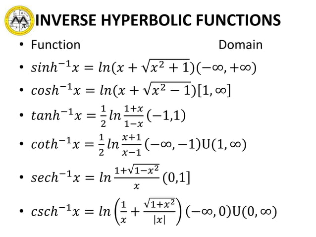 Lesson 9 transcendental functions | PPT