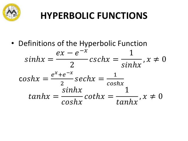 Lesson 9 transcendental functions