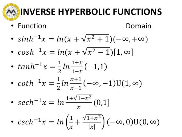 Lesson 9 transcendental functions