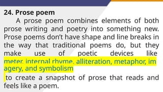 LESSON 9 TYPES OF POETRY AND EXAMPLES.pptx