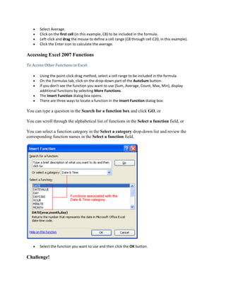 Lesson9 working with basic functions | PDF