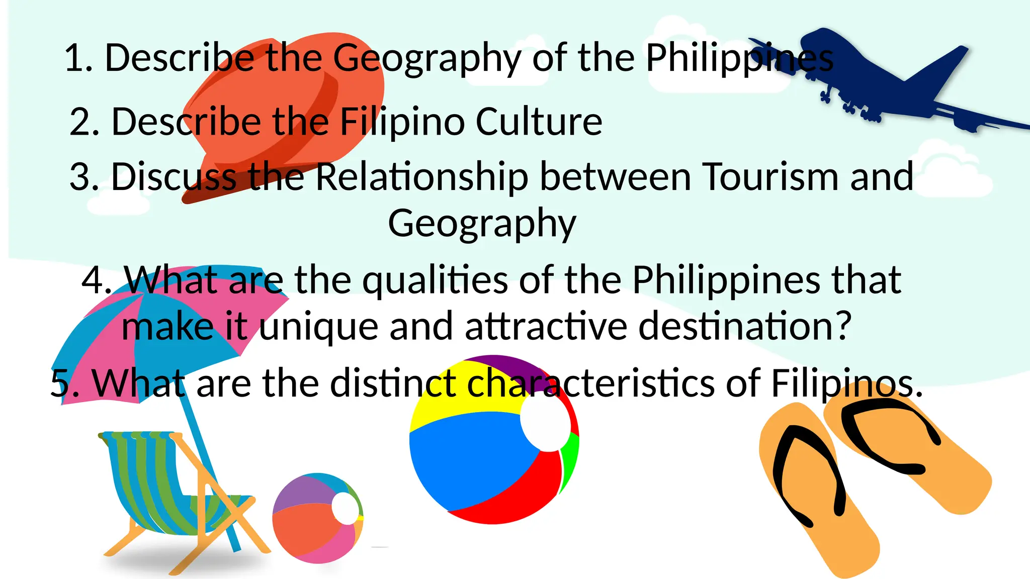 Philippine Culture Tourism Geography Lesson I | PPTX