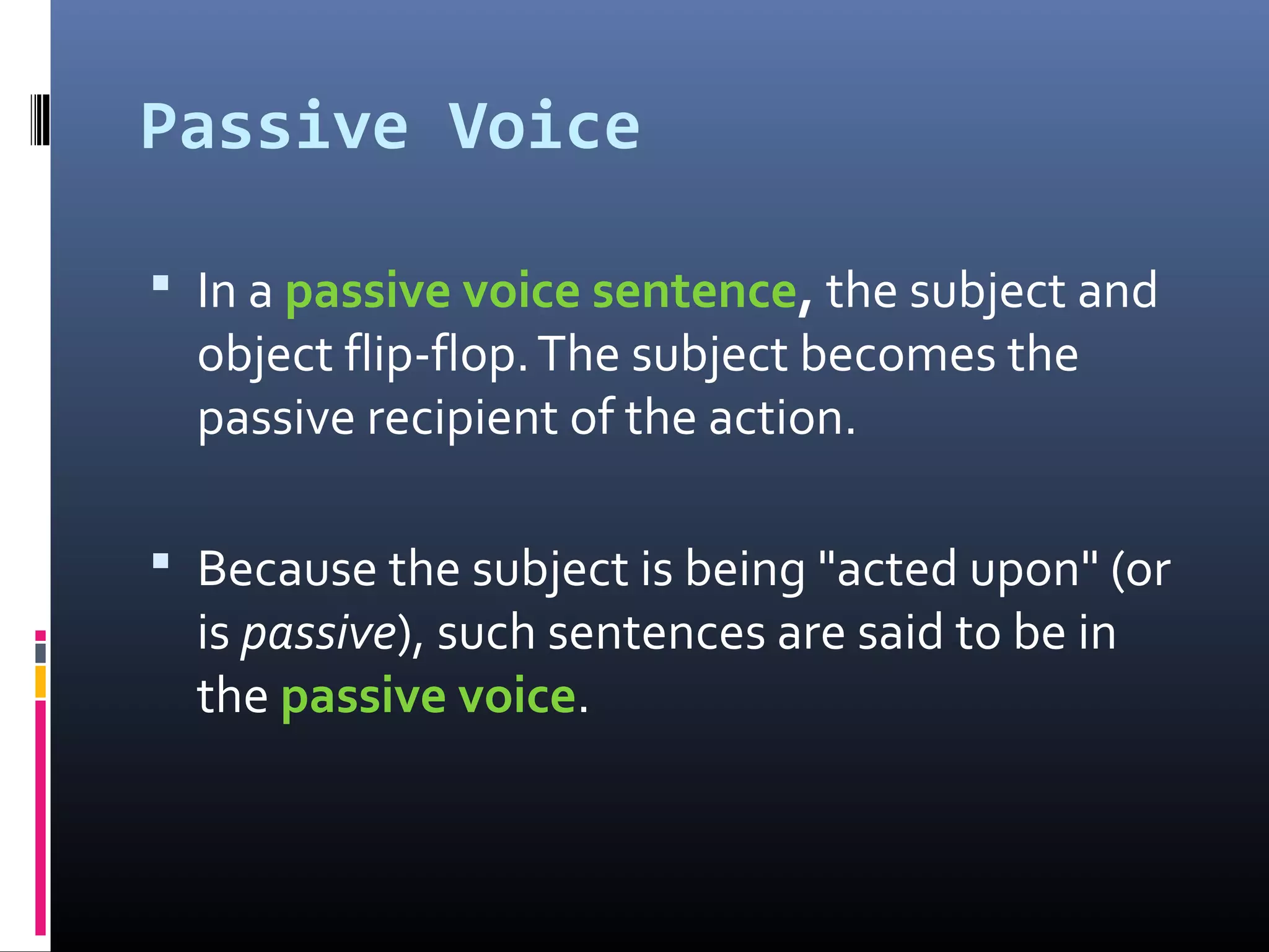 Active and Passive Voice | PPT