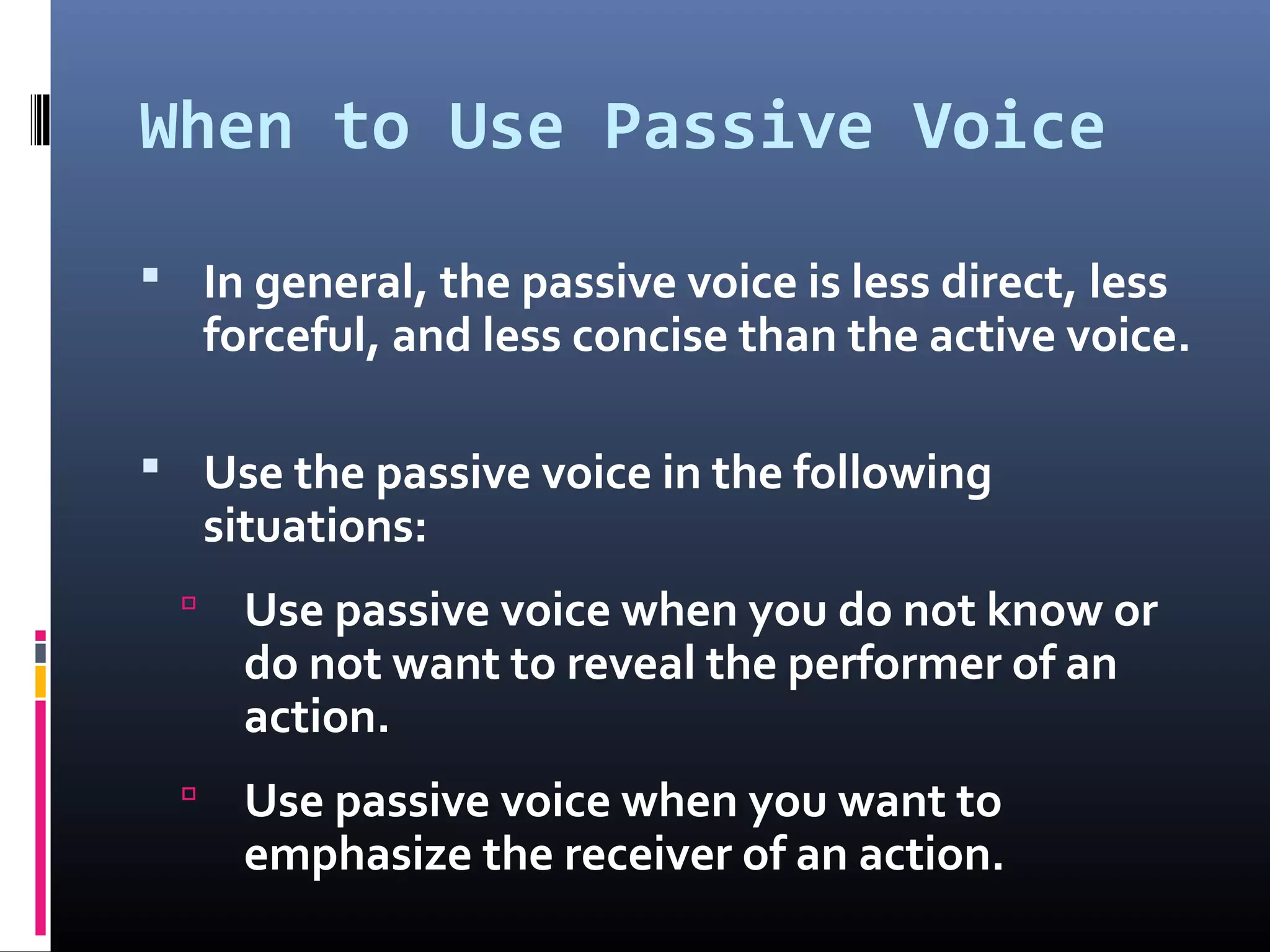 Active and Passive Voice | PPT