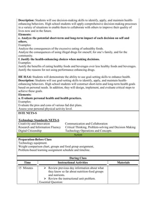 Lesson b nutrition | PDF